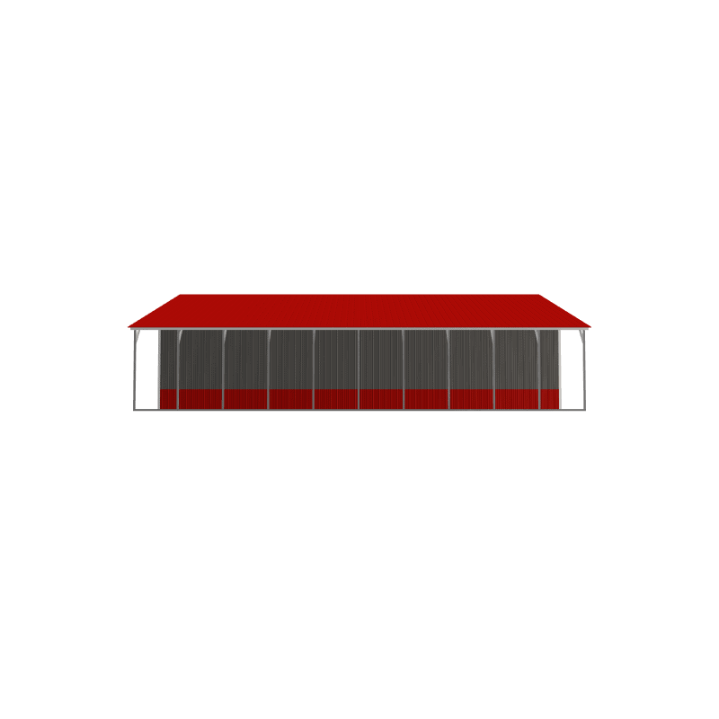 54x50x12 9 Vertical Roof Triple Wide Garage Metal Carports 54x50x12-9-vertical-roof-triple-wide-garage-metal-carports